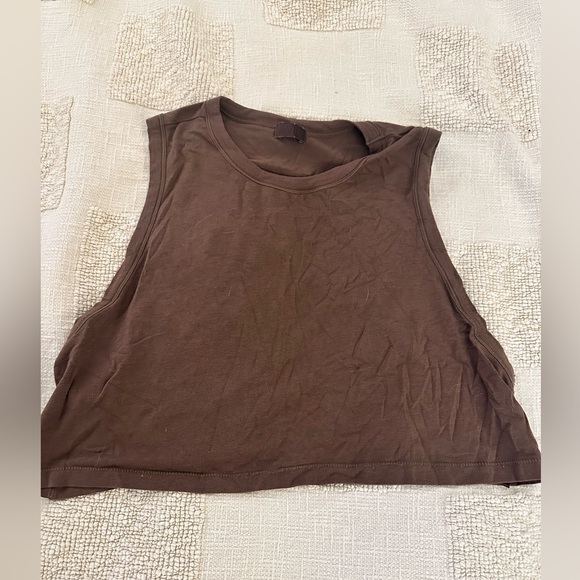 SKIMS | Tops | Skims Boyfriend Crop Tank | Poshmark